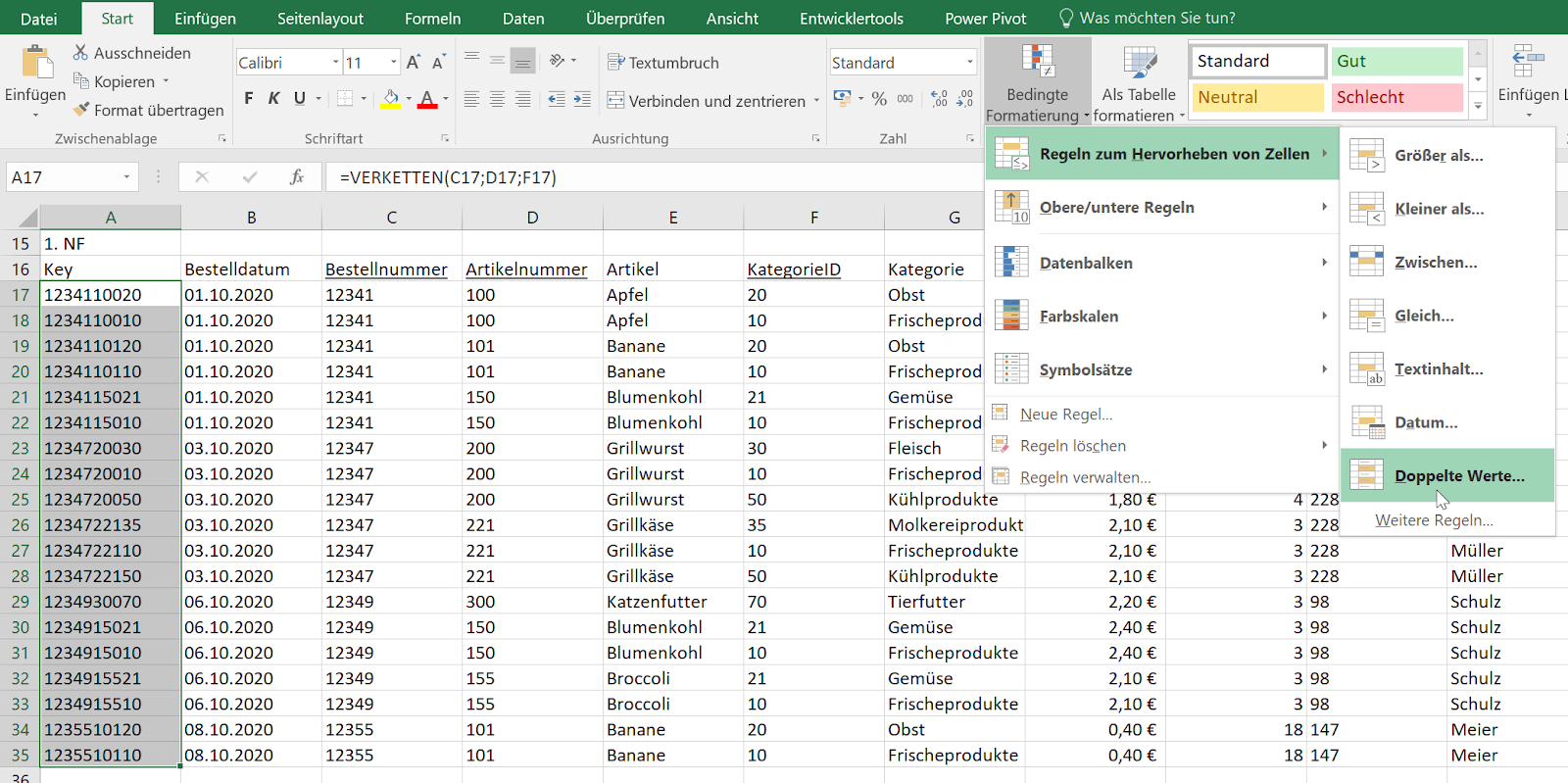 Lab "Normalisierung"